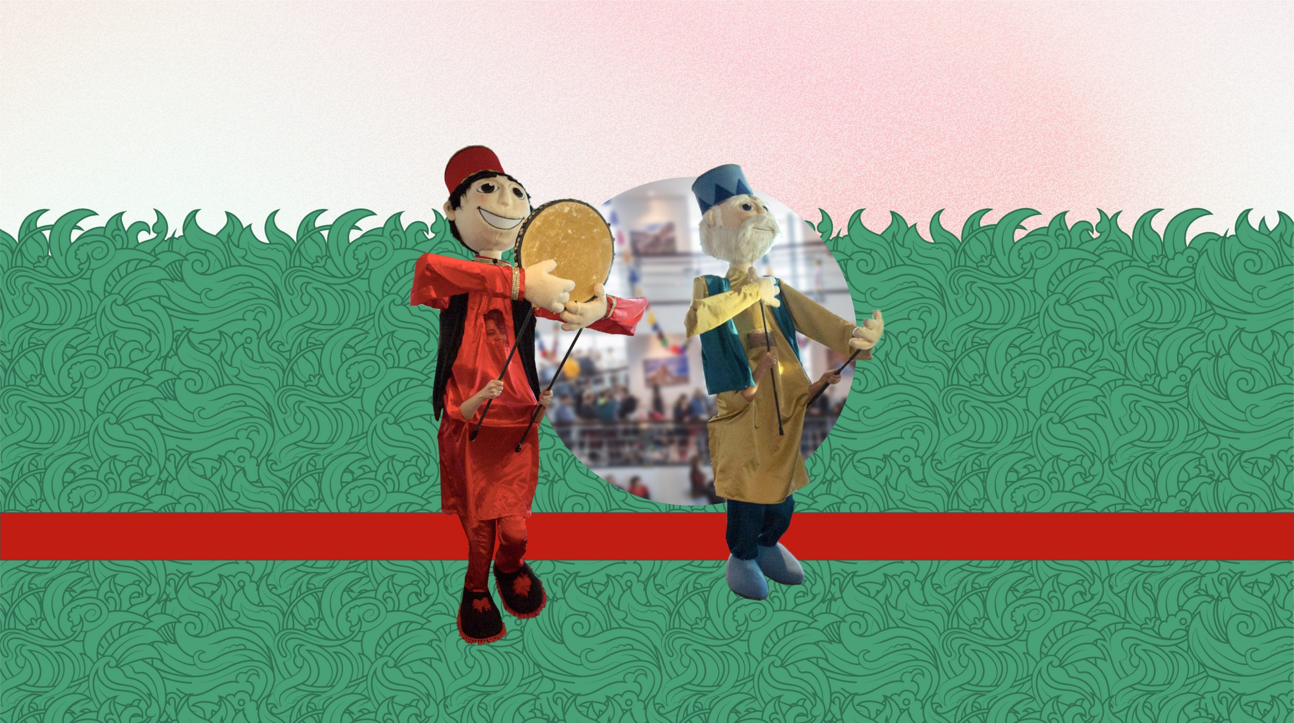 Amu Nowruz & Haji Firuz Greeting: Giant Puppet Show of Joyful ...